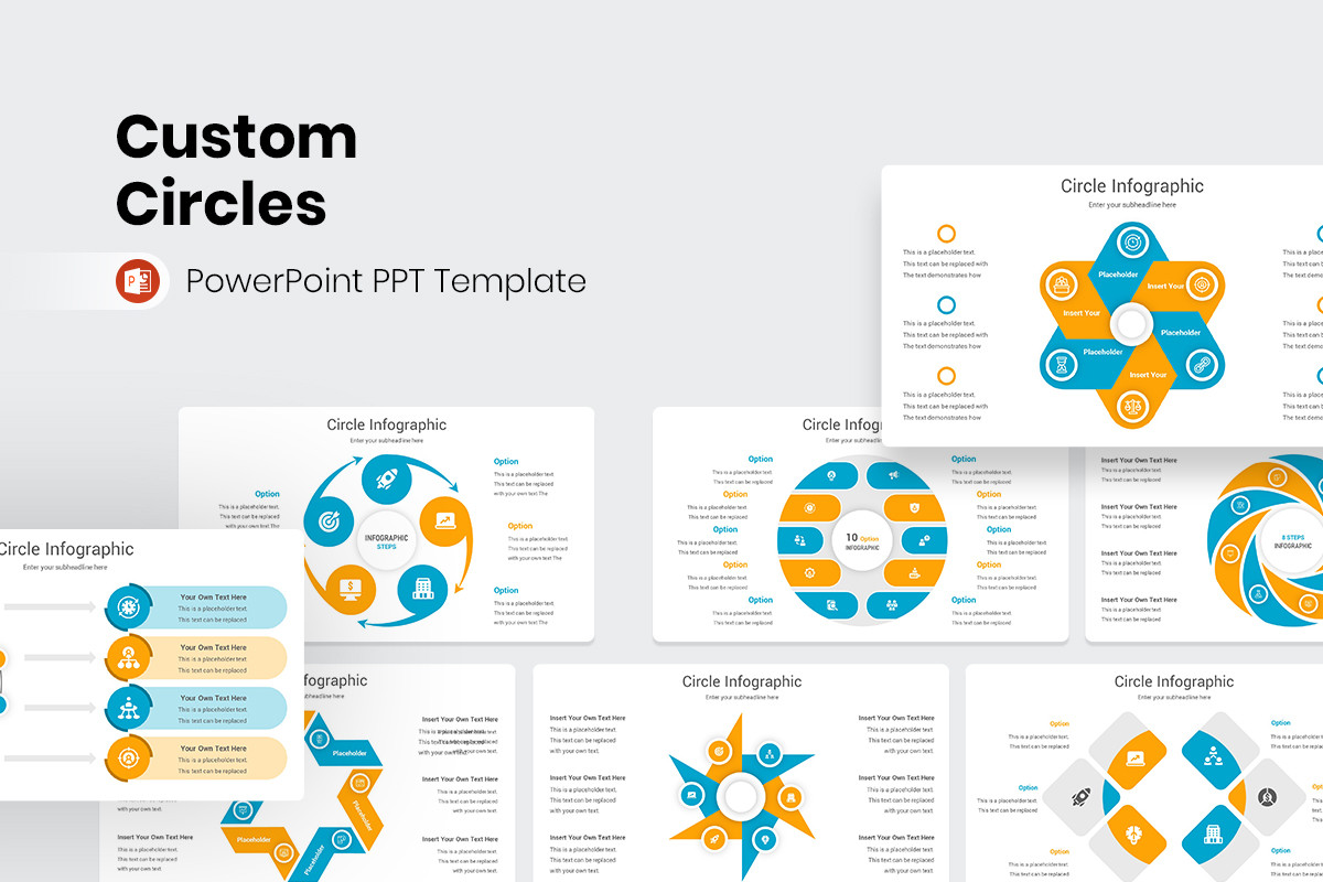 Custom Circles PowerPoint Template | Nulivo Market